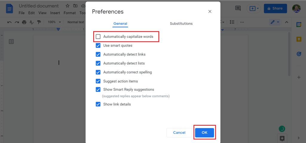 How To Turn Off Automatic Capitalization In Google Docs 2022