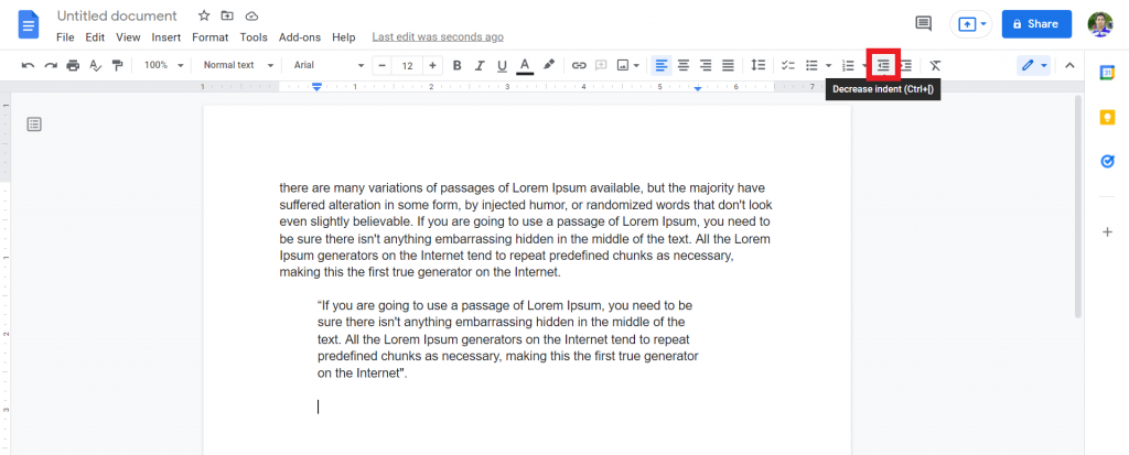 How To Format A Block Quote In Google Docs Video Photo 