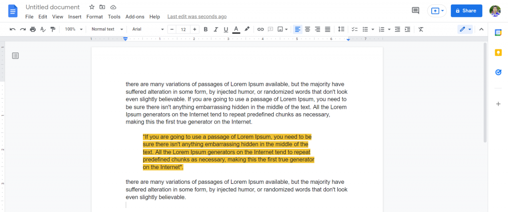 How To Format A Block Quote In Google Docs Video Photo 