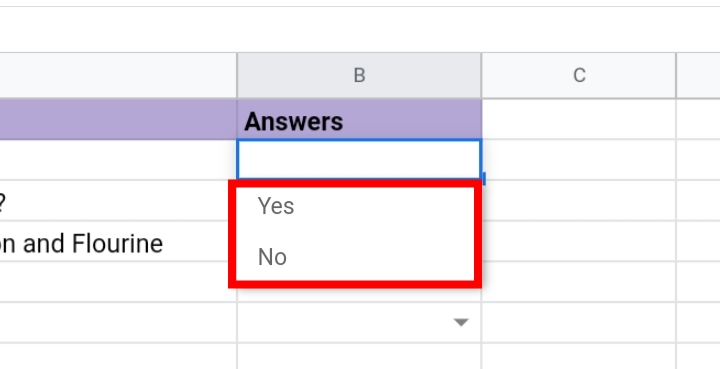How To Add Yes No Drop Down Lists In Google Sheets 2022 