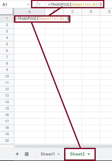 How To Use TRANSPOSE Function In Google Sheets All Details 