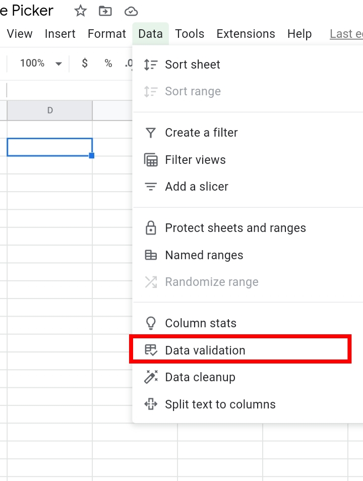 How To Add Date Picker In Google Sheets Quick Method 2022 